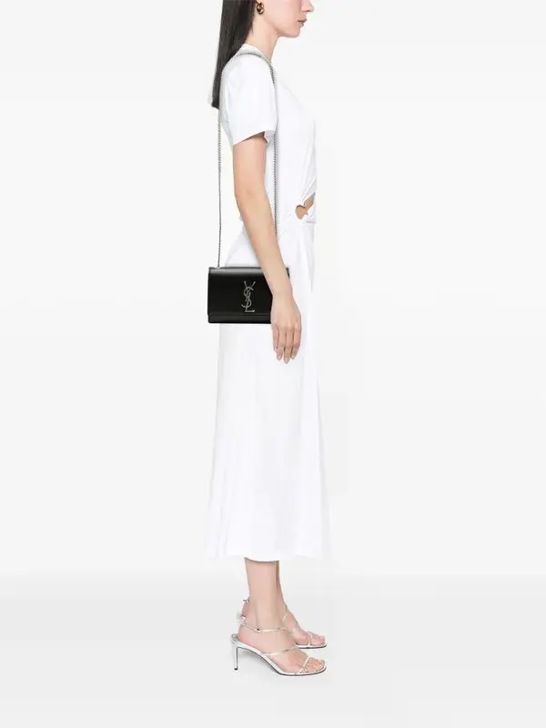 Saint Laurent Small Grain De Poudre Monogram Kate Crossbody Bag