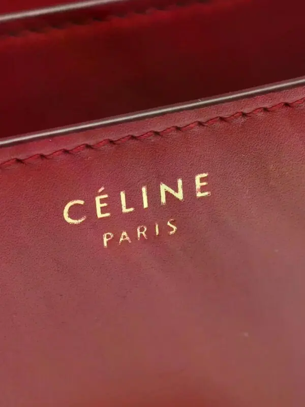 Celine Classic Box Crossbody Bag - Red