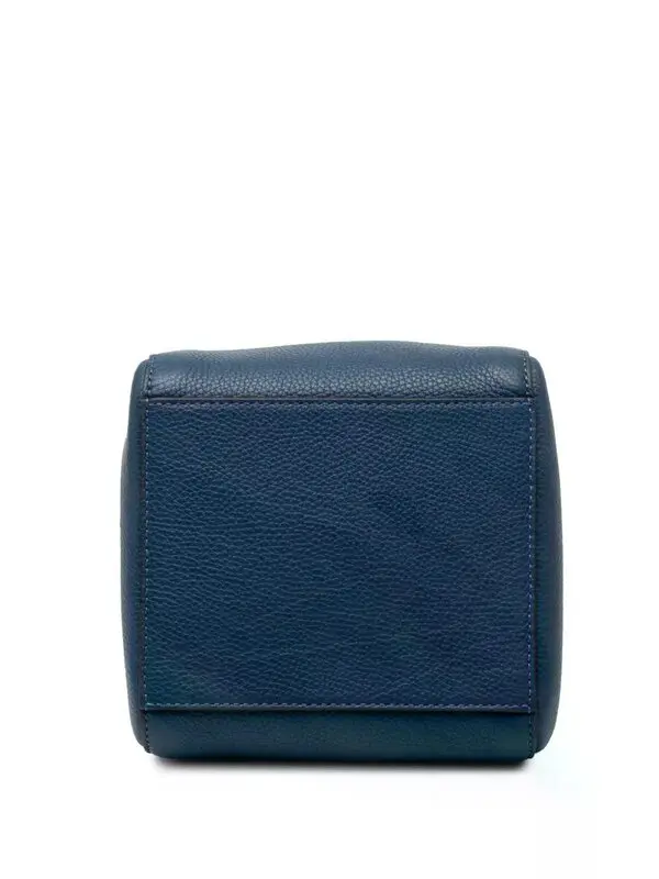Fendi 2023-2024 Mini Leather Origami Shoulder Bag - Blue