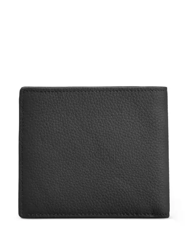 TOD'S T Timeless Pebbled-leather Wallet - Black