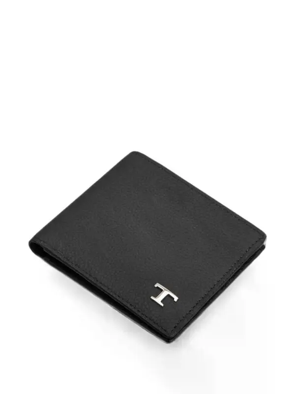 TOD'S T Timeless Pebbled-leather Wallet