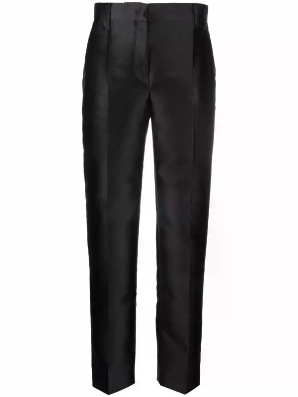 Alberta Ferretti High-waisted Tailored Trousers - Black