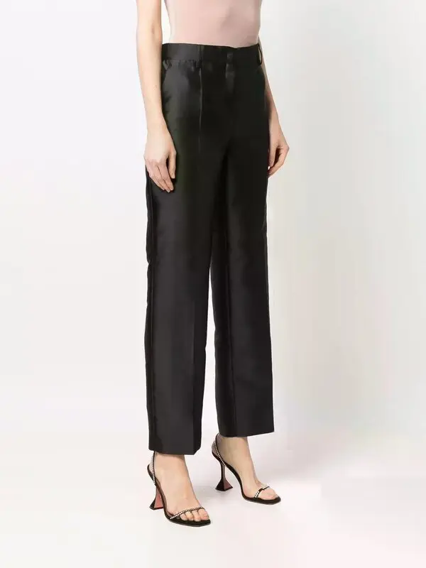 Alberta Ferretti High-waisted Tailored Trousers