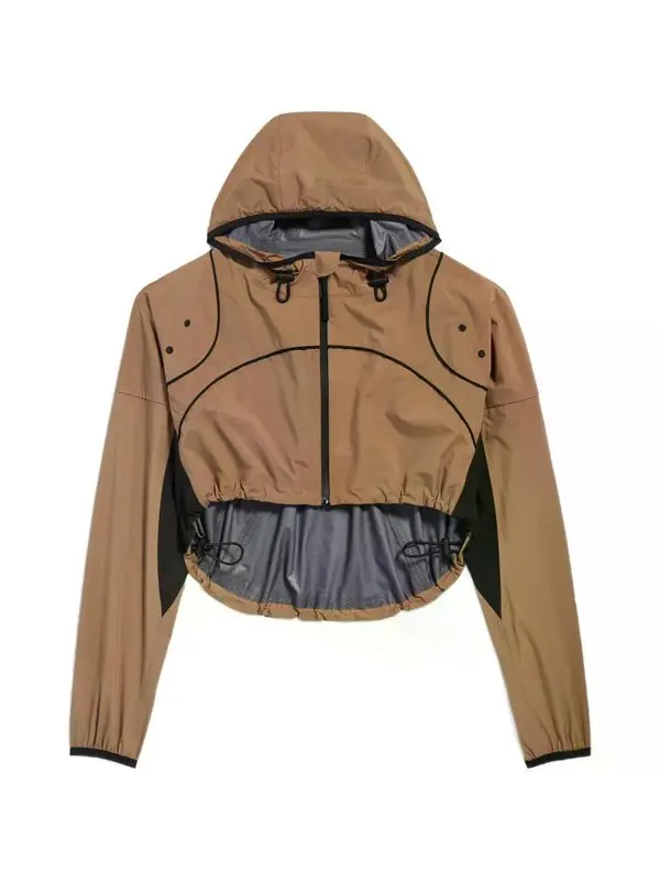 Balenciaga Cropped Hooded Jacket