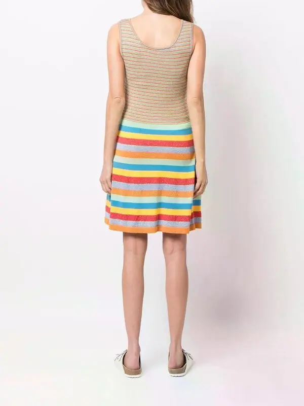 Moschino Multi-stripe Mini Dress