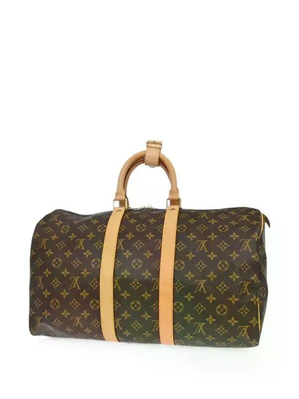 LOUIS VUITTON 2003 Keepall 45 Monogram Holdall - Brown