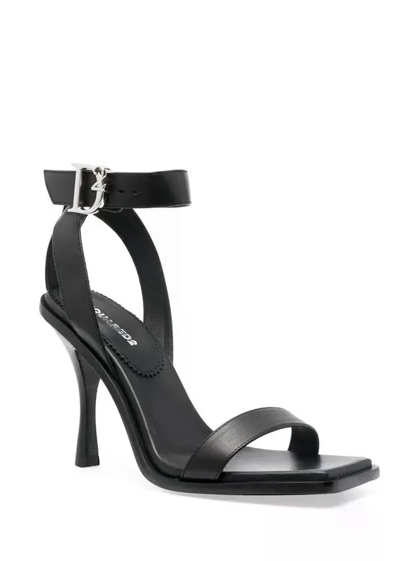 Dsquared2 Buckle 100mm Leather Sandals