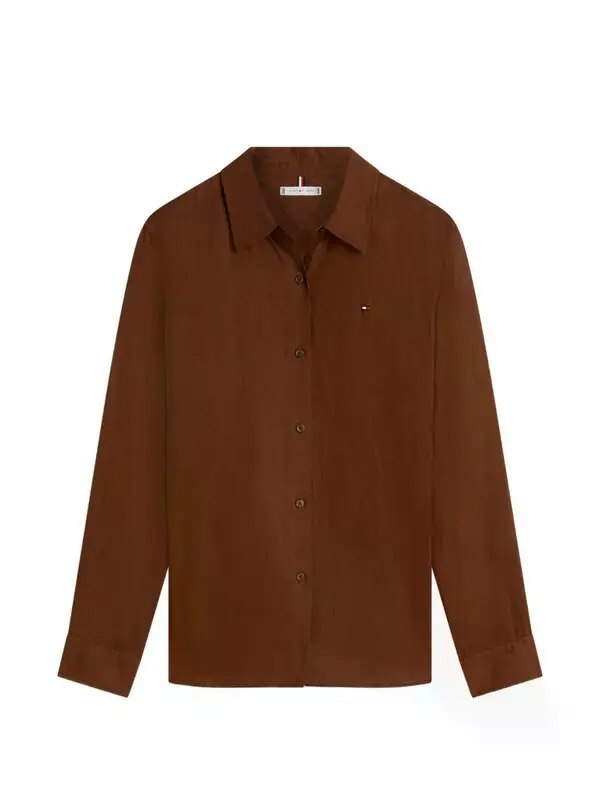 Tommy Hilfiger Logo-embroidered Button-down Shirt