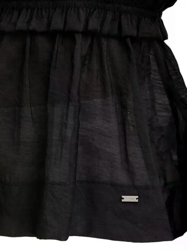 GAUDI Ruffled Tie-fastening Blouse