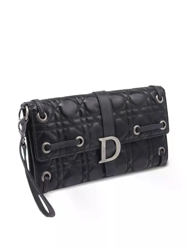 Dior Lady Dragonne Cannage Clutch Bag