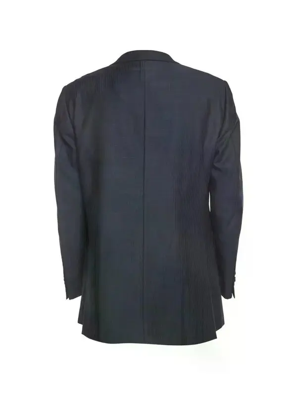 Ermenegildo Zegna Pinstripe-pattern Blazer - Blue