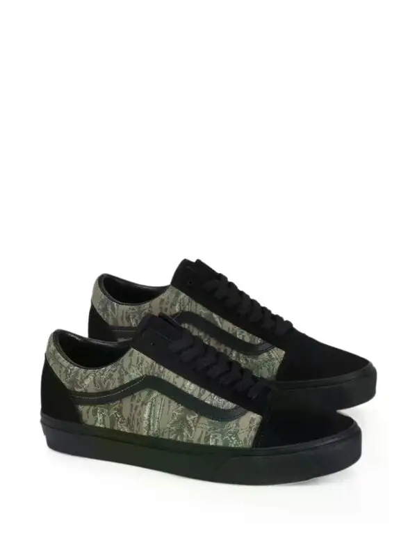 VANS Old Skool Camouflage-print Sneakers - Green