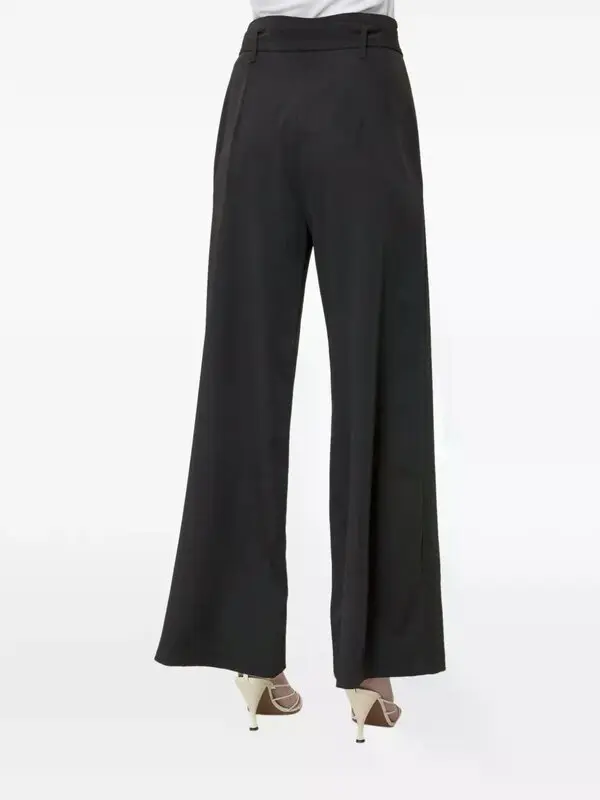 SIMONA CORSELLINI Belted-waist Straight Trousers
