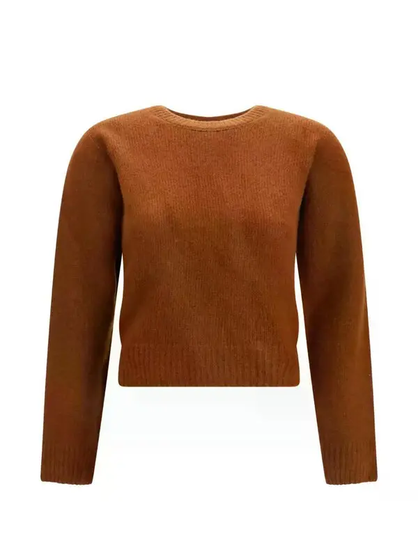 TOM FORD Crew-neck Knitted Sweater - Brown