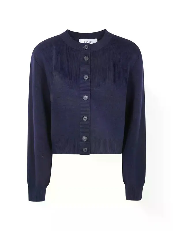 RÓHE Button-up Knitted Cardigan - Blue