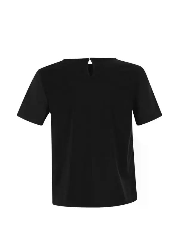 Max Mara Satin Jersey T-shirt - Black