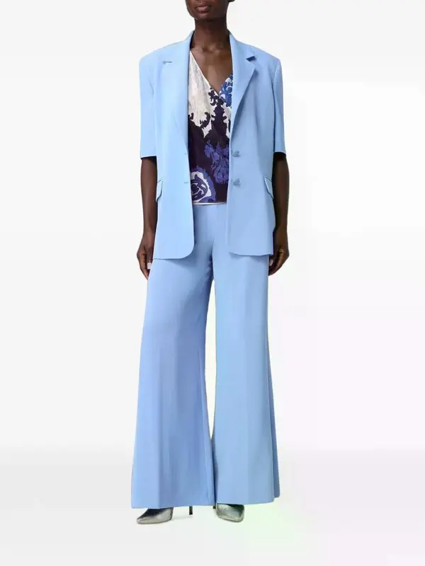 HANITA Short-sleeve Single-breasted Blazer