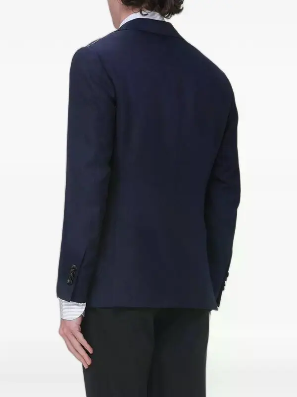 LUIGI BORRELLI Single-breasted Wool Blazer