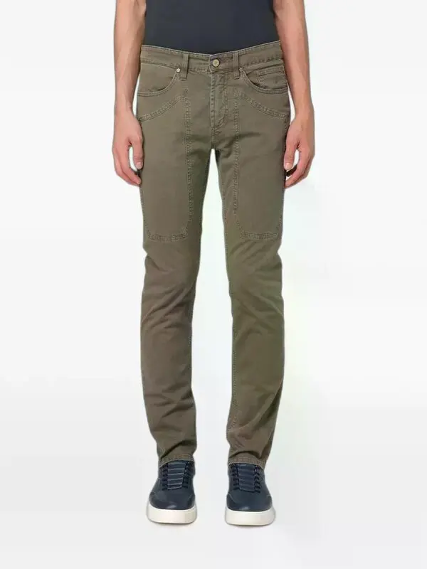 JECKERSON Patch-insert Trousers - Brown