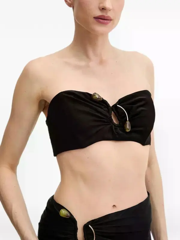 Bardot Dylan Embellished Bandeau Top