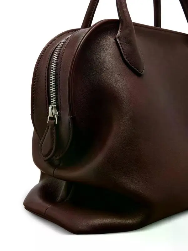 THE ROW 12 Agnes Leather Tote Bag