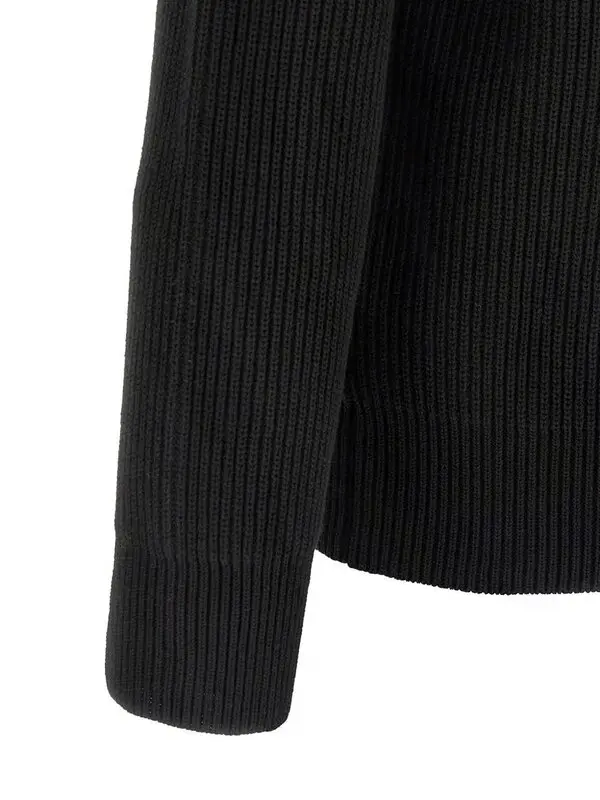 RIVIERA Ribbed Polo Sweater