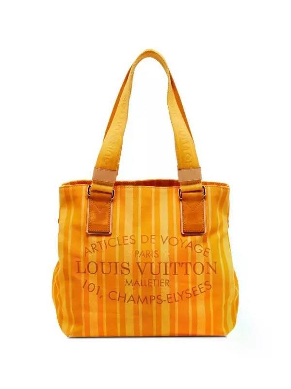 LOUIS VUITTON 2012 Plein Soleil Cabas Beach Bag - Orange