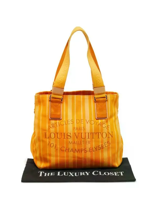 LOUIS VUITTON 2012 Plein Soleil Cabas Beach Bag - Orange