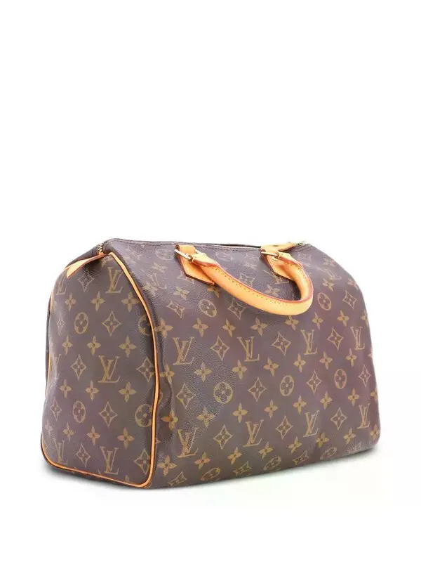LOUIS VUITTON Speedy Handbag Monogram Canvas 30 Satchel