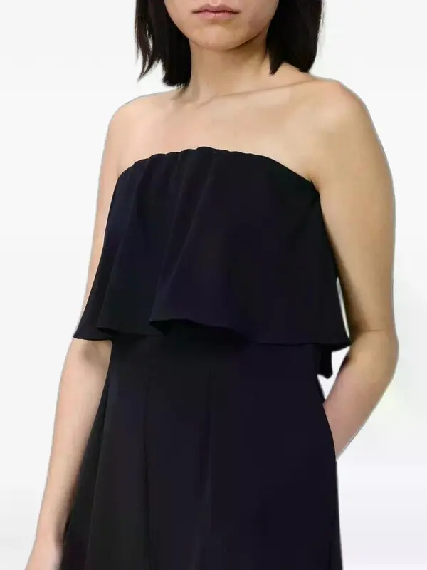 HANITA Strapless Ruffled Jumpsuit