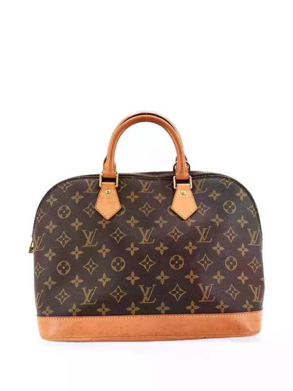 LOUIS VUITTON Vintage Alma Handbag Monogram Canvas Pm Satchel