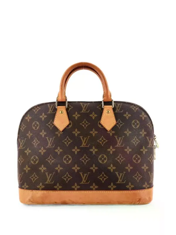 LOUIS VUITTON Vintage Alma Handbag Monogram Canvas Pm Satchel