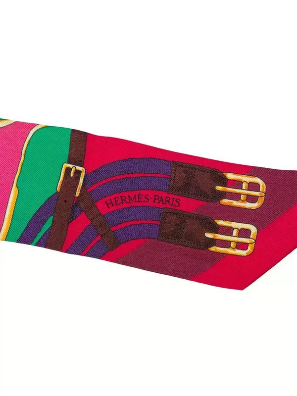 Hermès 2000-2026 Mors A Jouets Silk Twilly Scarf Scarves