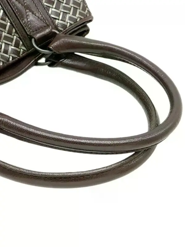 Bottega Veneta Metallic Nappa Intrecciato Handbag