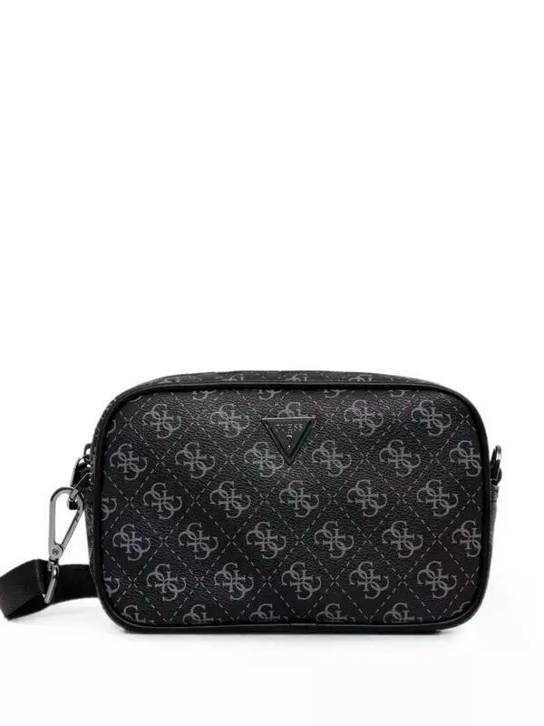 Guess Mini Vezzola Smart Logo-print Shoulder Bag - Black
