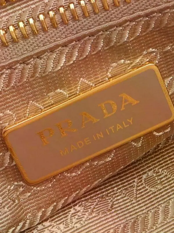 Prada 2025 Medium Leather Dangle Top Handle Bag Shoulder Bag