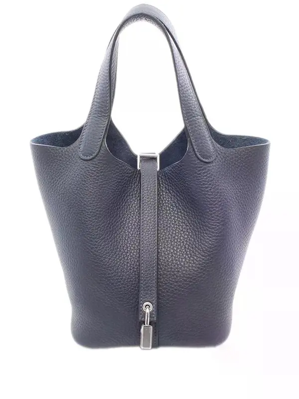 Hermès 2025 Clemence Picotin Lock 18 Handbag - Blue