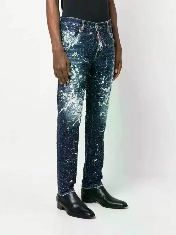 Dsquared2 Paint Splatter Effect Jeans