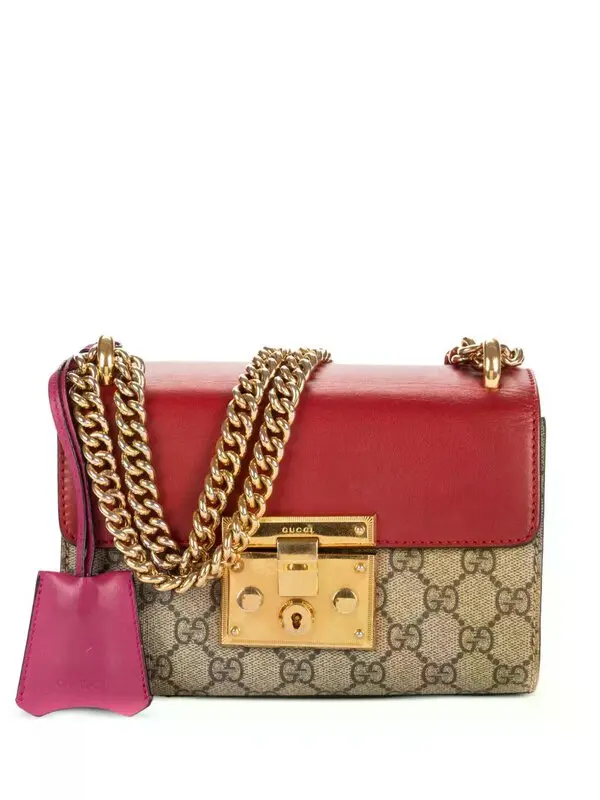 Gucci Padlock Shoulder Bag - Neutrals