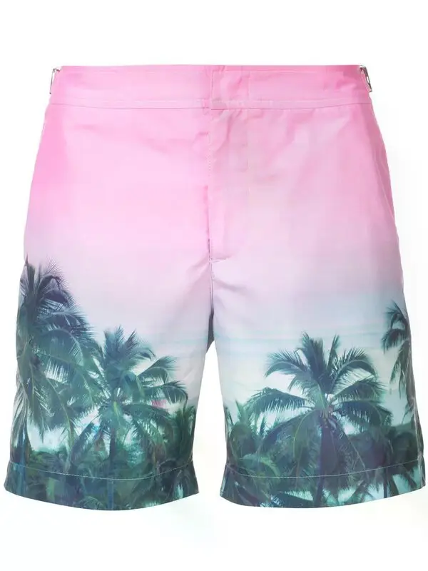 Orlebar Brown Printed Shorts - Pink