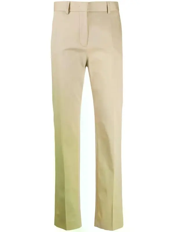 Alberta Ferretti Slim Tailored Trousers - Neutrals