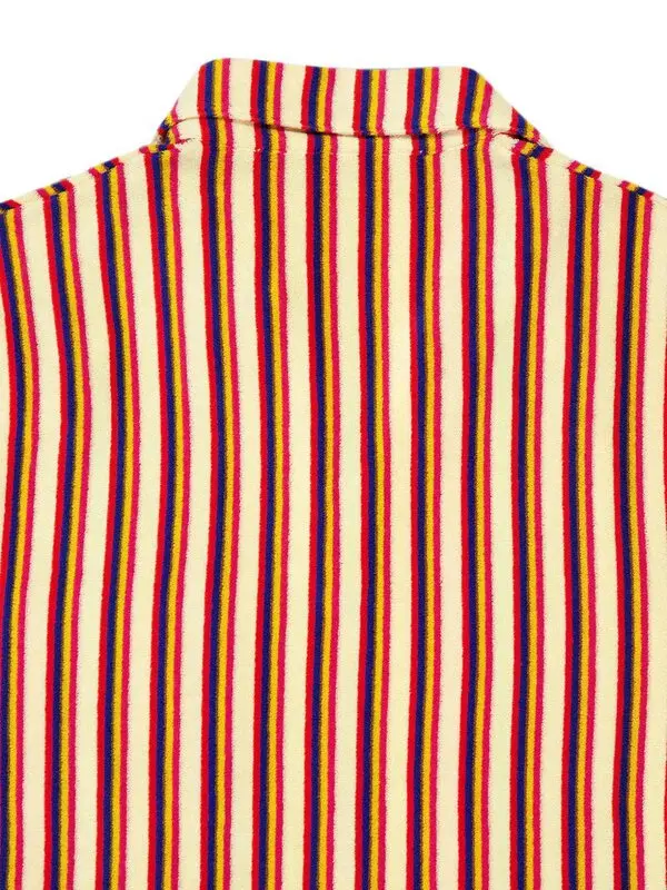 Valentino Garavani Striped V-neck Polo Shirt