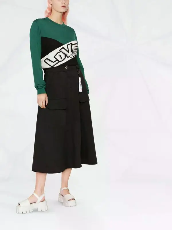 Moschino High-waisted A-line Skirt