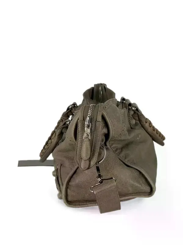Balenciaga Motocross Covered Brogues City Handbag