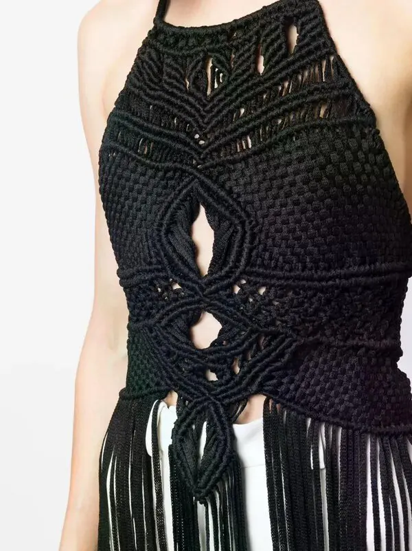 Alberta Ferretti Cut Out-detail Knitted Vest