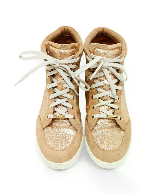 JIMMY CHOO Tokyo High-top Sneakers - Neutrals