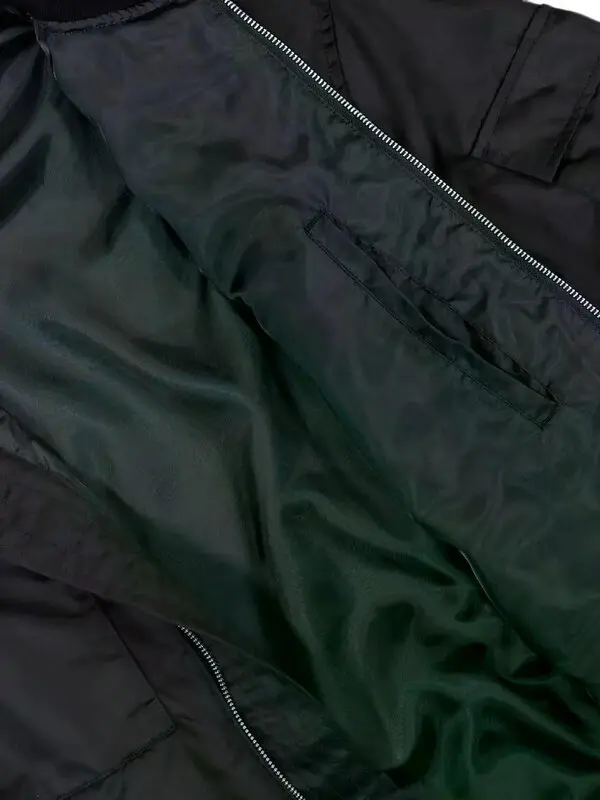 Comme Des Garçons Side-zip Stand-up Collar Jacket