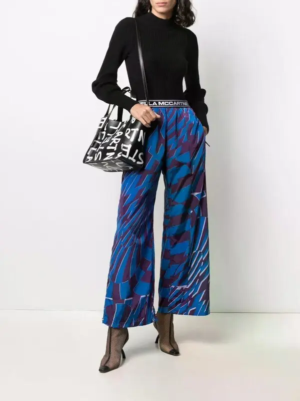Stella McCartney X Ed Curtis Geometric-print Trousers