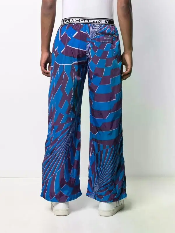 Stella McCartney X Ed Curtis Geometric-print Trousers