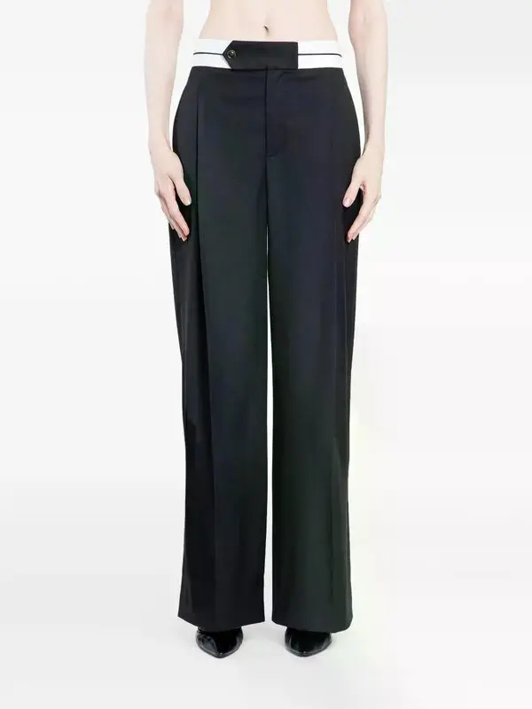 THE GARMENT Pluto Pleated Trousers - Black